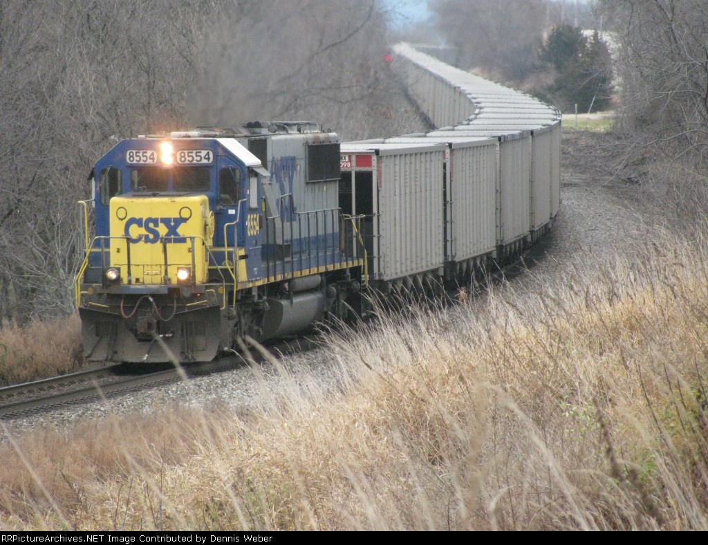 CSXT 8554 CP's River Sub.